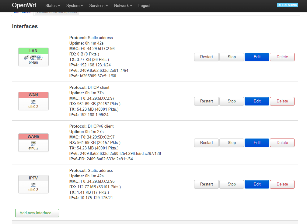 OpenWrt配置IPTV单线复用-ZXQ's Diary